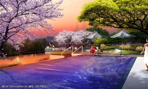 景观效果图psd图片免费下载景观效果图psd素材景观效果图psd模板 图行天下素材网