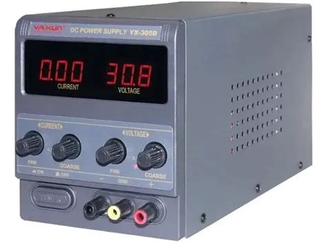 Fonte De Alimentação Digital Yaxun Yx 305d 30v 5a Bivolt Nf