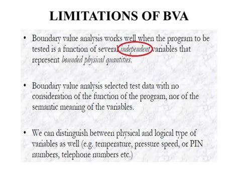 Software Testing Boundary Value Analysis Equivalent Class Partition