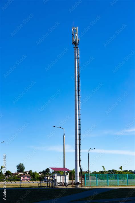 Cellular Base Station Or Base Transceiver Station Telecommunication Tower Wireless