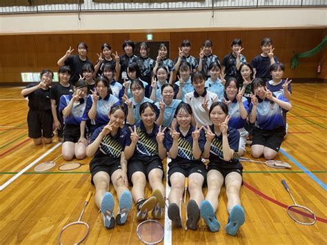 バドミントン部 夏合宿 桐朋女子中学校・高等学校サイト
