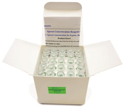 dvm rapid test ii sperm concentration test kit 25 tests