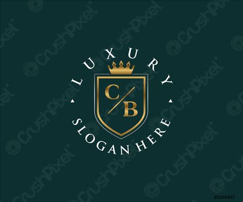 Initial Cb Letter Royal Luxury Logo Template In Vector Art Stock Vector 3303407 Crushpixel