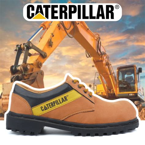 Jual SEPATU BOOTS PRIA SAFETY CATERPILLAR SBY LOW ORIGINAL HANDMADE