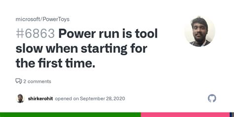 Power Run Is Tool Slow When Starting For The First Time · Issue 6863