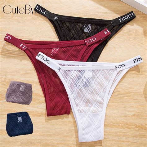 Cute Byte S Xl Women Out Panties Sexy Mesh Lace Briefs Seamless Low