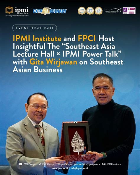 Ipmiinstitute Fpci Powertalk Gitawirjawan Businessinsoutheastasia