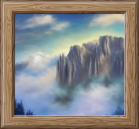 【ai绘画】人工智能艺术画作展示 2022年10月27日（云顶天宫，云雾缭绕，仙境，高清） 知乎