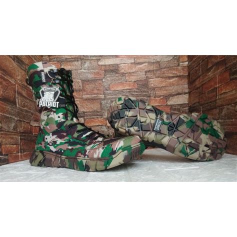 Jual Sepatu Pdl Loreng Nkri Terbaru Pdl Loreng Merk Patriot Shopee