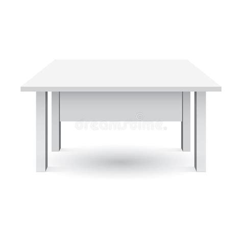 Vector D Table For Object Presentation Stock Vector Illustration Of Office Furnishing