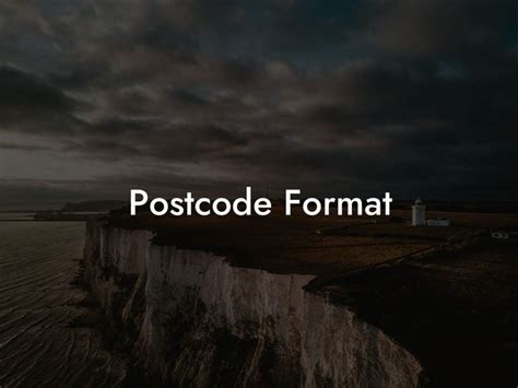 Postcode Format Uk Postcode Database Csv And Mysql Postcodes