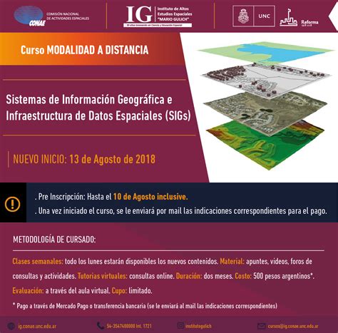 Curso Sistemas De Información Geográfica E Infraestructura De Datos