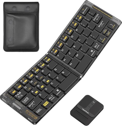Andluck Foldable Keyboard And Mouse 2 4g F01 Folding Bluetooth Keyboard And Mouse