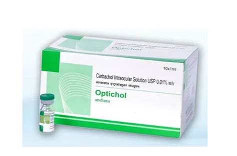 Optichol Vial And Pfs Carbachol Intraocular Solution At Rs 70pack In Surat