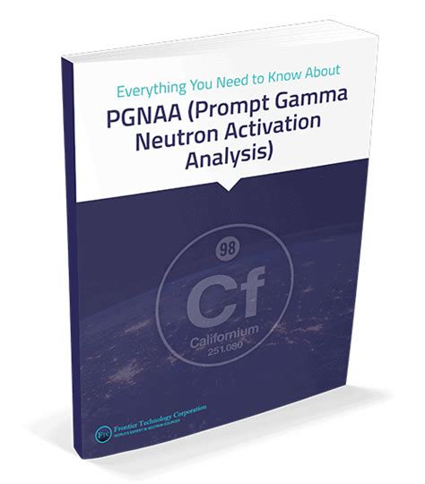 Material Analysis Prompt Gamma Neutron Activation Analysis Pgnaa