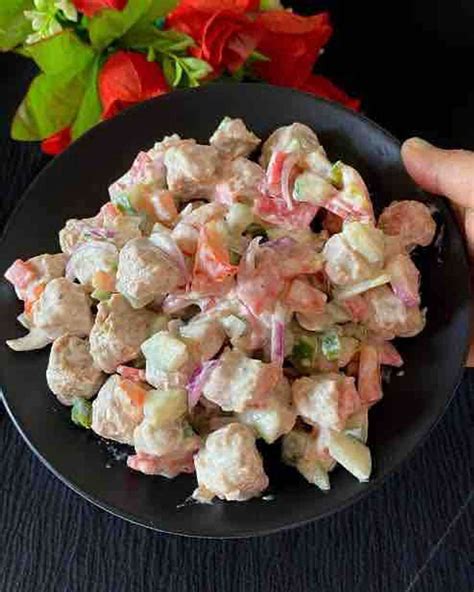 How To Make Soya Chunks Salad Recipe