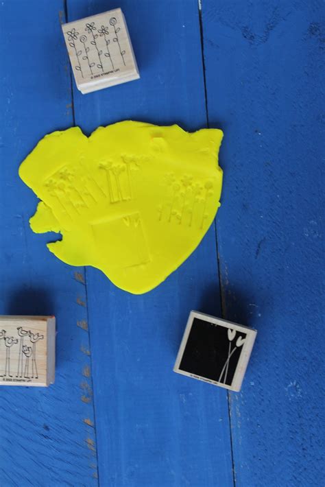 Sweet Silly Sara Play Doh Stamping Activity