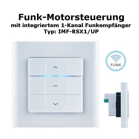 Funkempfänger Funk Steuerung Fernbedienung Rollladen Rolladen Antrieb