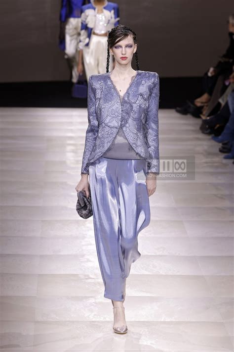Giorgio Armani Prive Fashion Show Runway Couture Spring Summer 2024