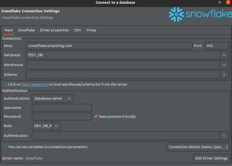 Role Field Too Short In Snowflake Connection · Issue 17047 · Dbeaver