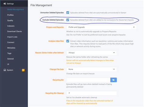 Remember Add List Exclusion Setting When Deleting Series Issue