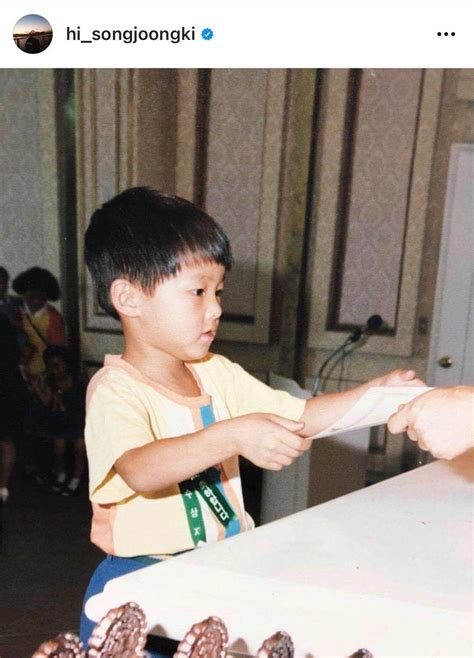 ซงจุงกิ” เผยภาพตอนเด็ก เหมือนเดิมเป๊ะ แทบไม่มีอะไรเปลี่ยน