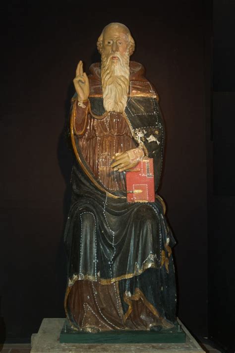 Sant Antonio Abate la statua restaurata Museo della Città