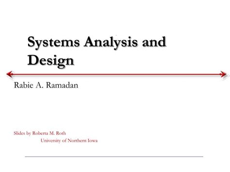 Ppt Systems Analysis And Design Powerpoint Presentation Free