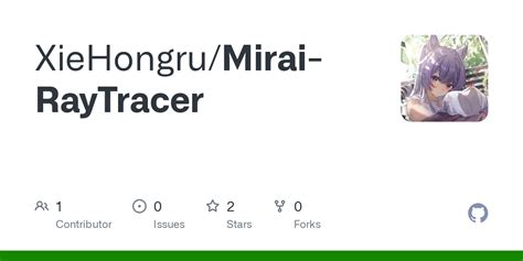 Github Xiehongru Mirai Raytracer