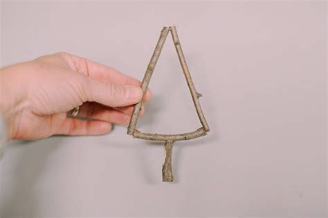 How To Make A Twine Wrapped Stick Tree Ornament