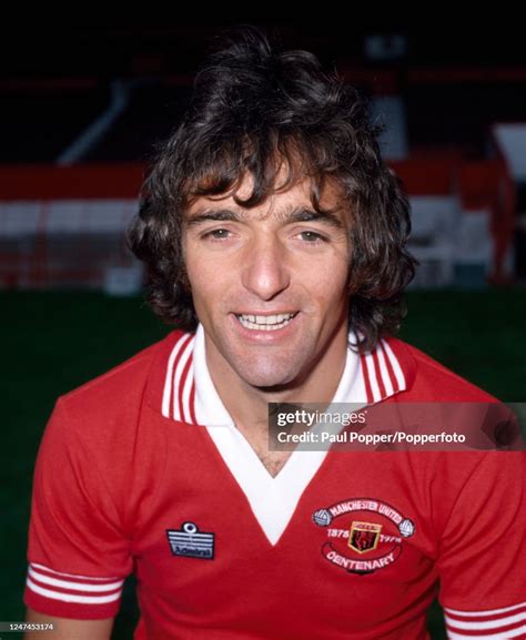 Lou Macari Of Manchester United At Old Trafford In Manchester News