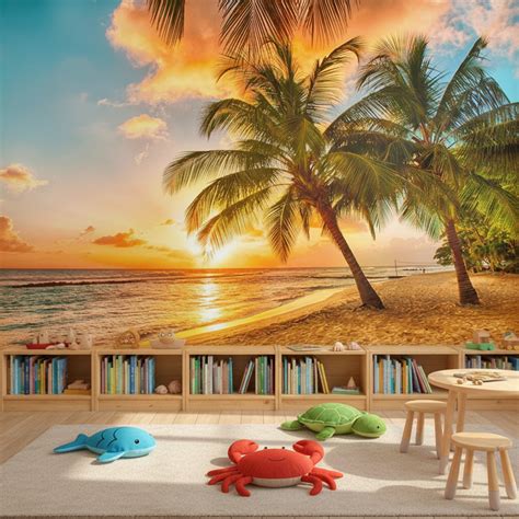 Wall Mural Hawaiian Beach