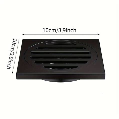 1gab Kvadrātveida Dušas Grīdas Notekas Apvalios Juostelės Juodos Dvigubas Naudojimas Cena