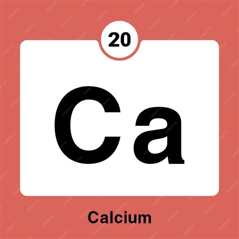 Premium Vector 20 Calcium Periodic Table Flashcards Learn The Basics Of Chemistry