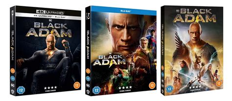 Black Adam 4K Ultra HD Blu Ray DVD Releases January 2023
