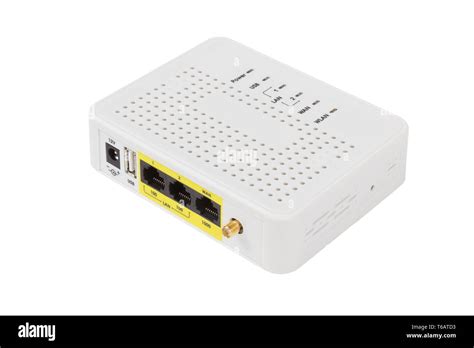 GPON subscriber network terminal Stock Photo - Alamy