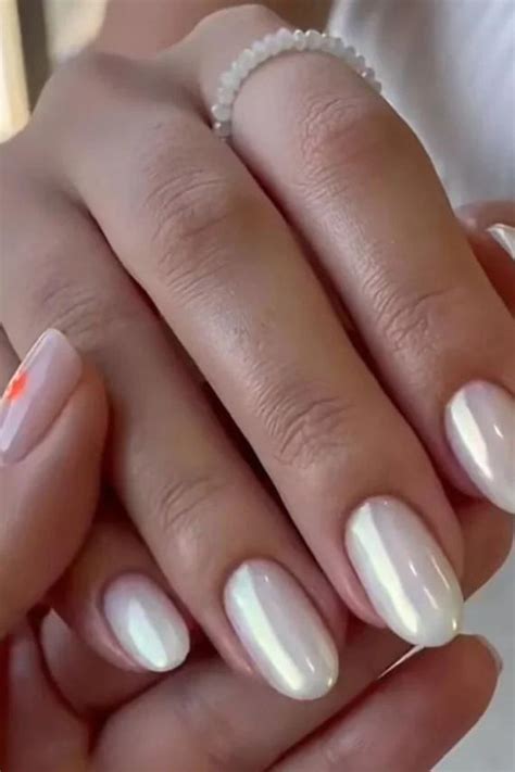 How To Recreate Hailey Biebers Glazed Donut Nails Manicure At Home