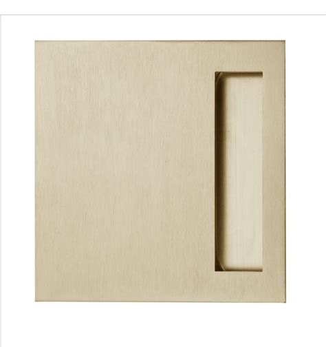 Brushed Brass Flush Pull Handle 170 X 170mm Pull Handle Brushed