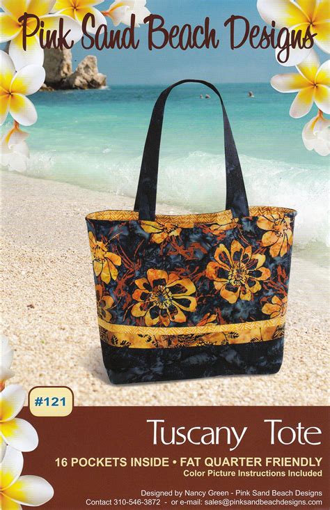 Tuscany Tote Sewing Pattern From Pink Sand Beach Designs