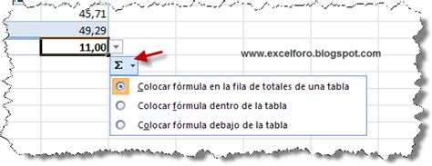 La función SUBTOTALES en Tablas de Excel EXCEL FORO Un blog de Excel