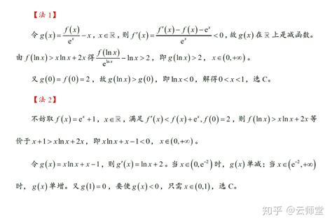第一百七十六夜：导数与抽象函数 知乎