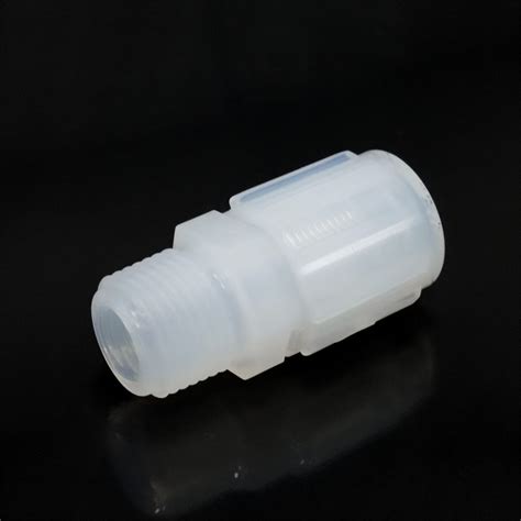 Pfa Male Connector Pfa Pvdf Flare Tube Fittings For High Purity
