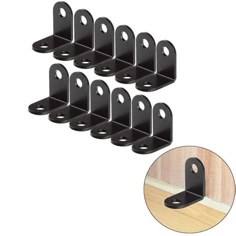 Auspicious 20 Pcs 90 Degree Right Angle Fixing Bracket 26 X 26 Mm Angle Bracket Steel Corner