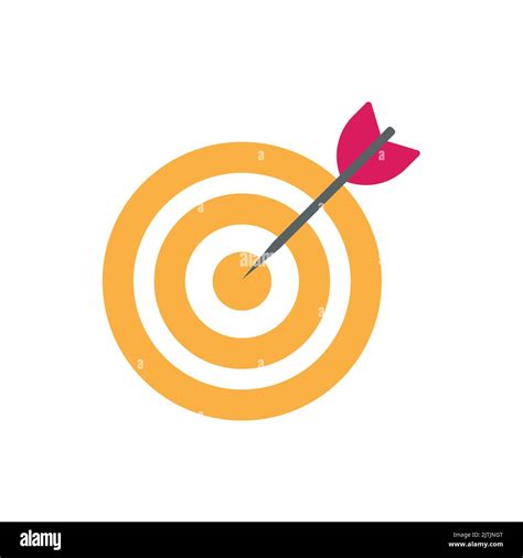 Target Concept Dart And Dartboard Icon Or Symbol Stock Vector Image And Art Alamy