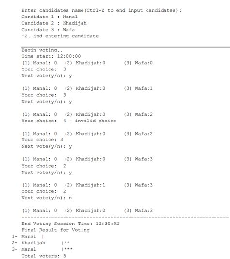 Solved Voting Machine A College Would Like To Make An