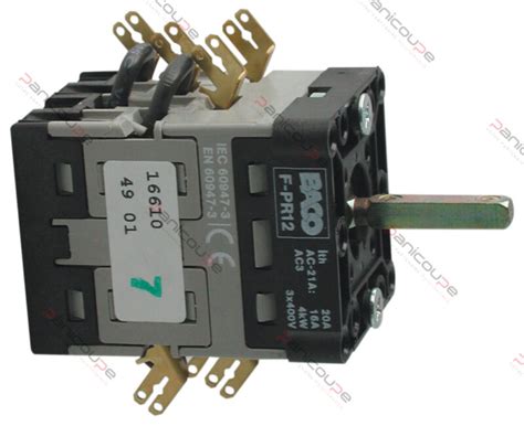 Commutateur Baco Pr1216610ef ModÈle Inverseur Pour Laminoir Panicoupe