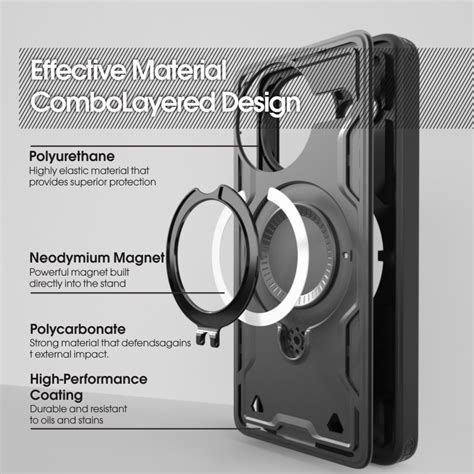 For Xiaomi Poco F Pro Phone Case Magnetic Shockproof With Stand Lanyard Hole Compatible