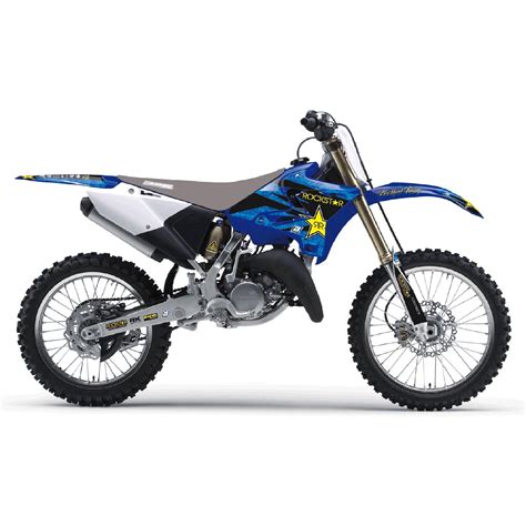 Kit déco BlackBird Réplica Rockstar Energy Yamaha YZ cc Bleu Noir Pièces