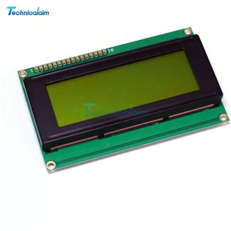 Modulo Display Lcd Giallo X Caratteri V Per Arduino Con