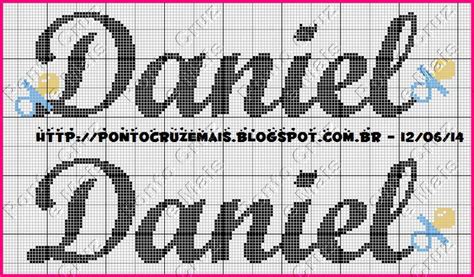 Daniel Letras Cursivas Pesquisa Google Cross Stitch Letters